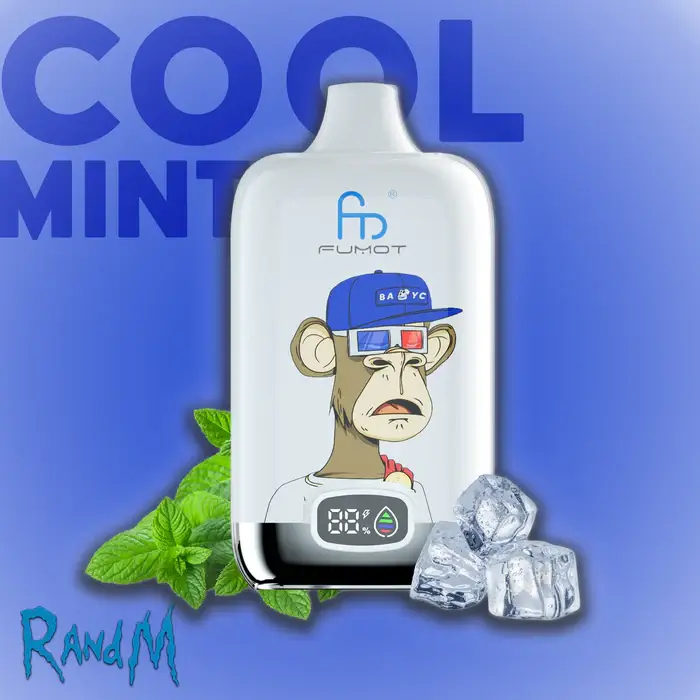 FUMOT Cool Mint RandM Tornado 12000 Digital Box Disposable Züge Vape gefährlich - Merk voor ...