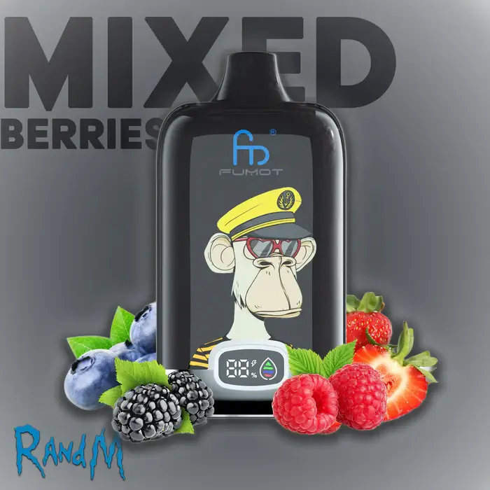 FUMOT Mixed Berries RandM Tornado 12000 Vapes Digital Box gefährlich ...