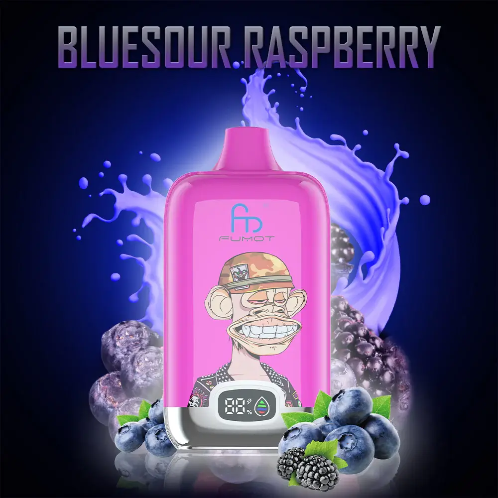 FUMOT Bluesour raspberry RandM Tornado 12000 Disposable Züge Vape ...