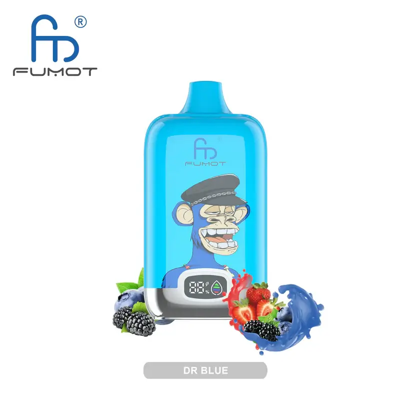 FUMOT Dr blue RandM Tornado 12000 Disposable Züge Vape Digital Box ...