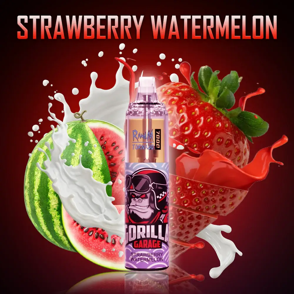 FUMOT Strawberry Watermelon Randm Tornado 7000 Puff Bar R and M 7000 ...