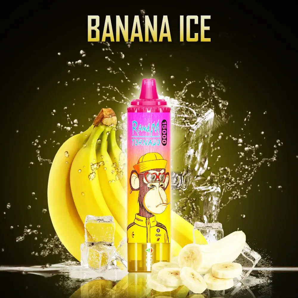 FUMOT Randm Tornado 15000 Vape Banana Ice - Merk voor Wegwerpvape ...