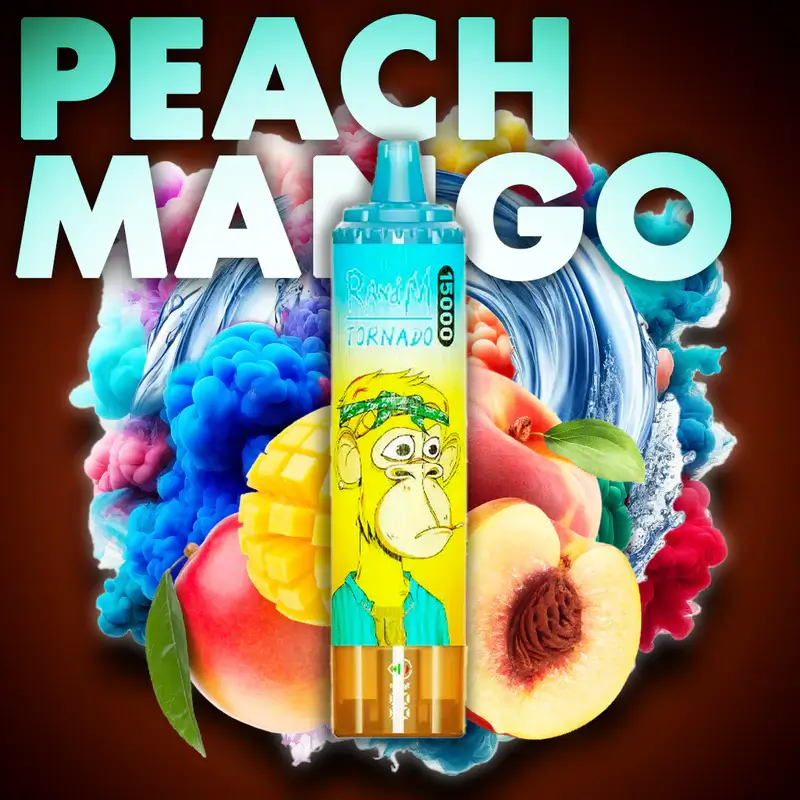 FUMOT Randm Tornado 15000 gefährlich Vape Peach Mango - Merk voor Wegwerpvape, fabrikant ...
