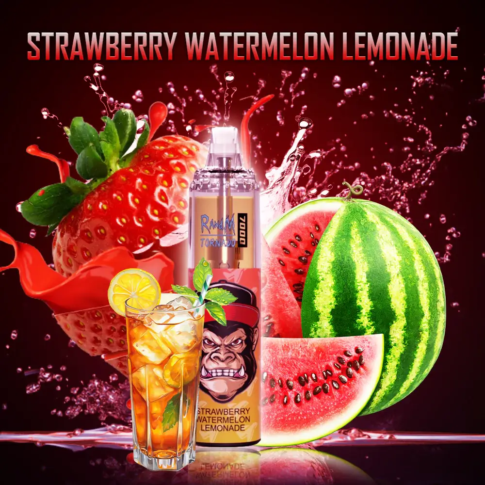 FUMOT Strawberry Watermelon Lemonade Randm Tornado 7000 Puff geschmack ...