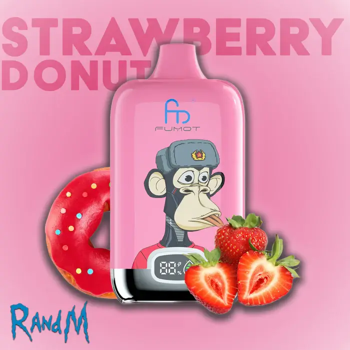FUMOT Strawberry Donut fumot RandM Tornado 12000 Disposable Vapes ...